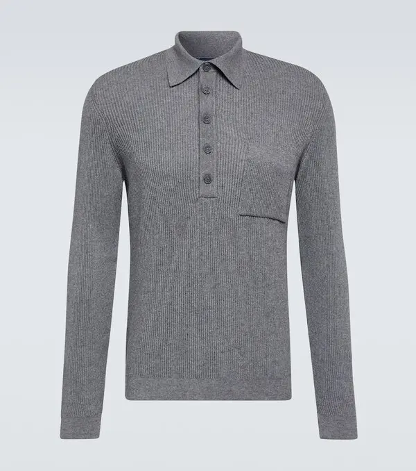 Frescobol Carioca Murilo Cotton And Wool Polo Shirt