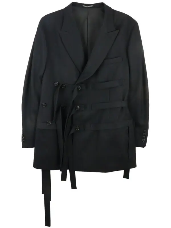 Yohji Yamamoto Worsted Tasmania Wool Blazer