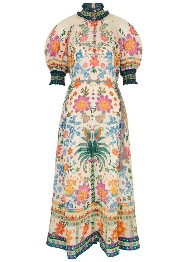 Zimmermann Ginger Swing Printed Maxi Dress 3 - Cream | Editorialist