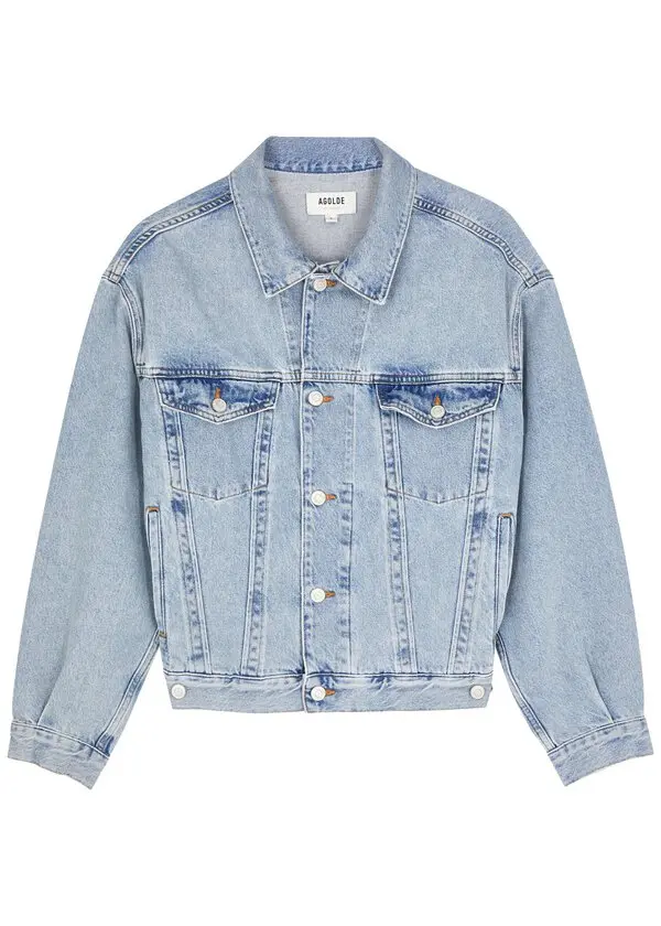 AGOLDE Charli Trucker Jacket - Blue