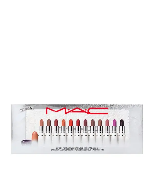 MAC COSMETICS Lips The Dozen Mini Powder Kiss Lipstick Set - Multi ...