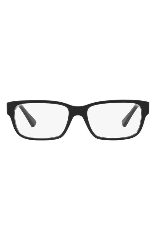 Prada 56mm Square Optical Eyeglasses - Matte Black