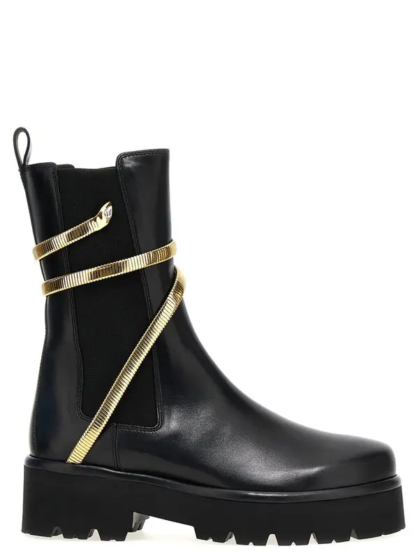 Rene Caovilla Cleo Ankle Boots - Black