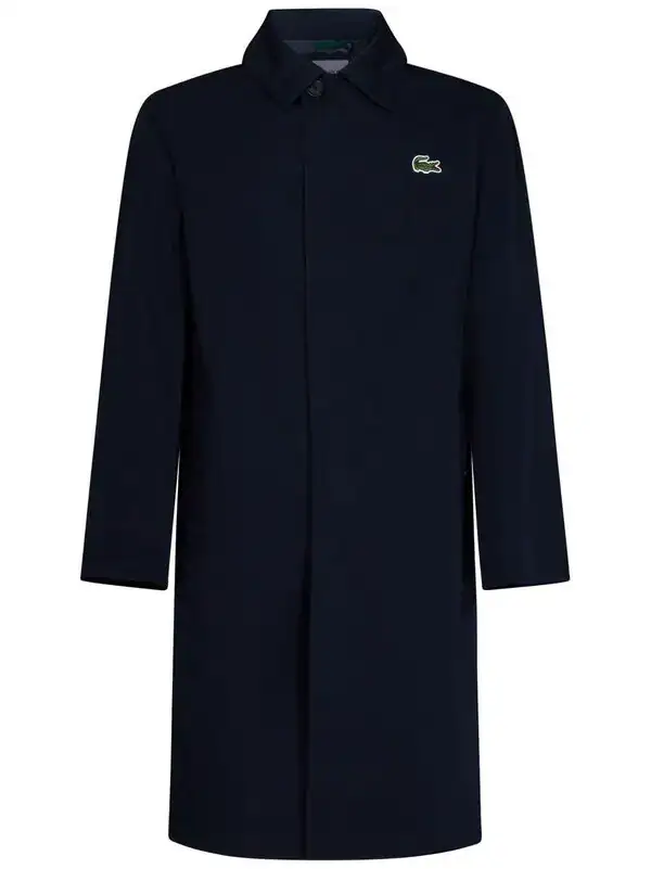 Buy Lacoste Trench Coat - Blue At 33% Off | Editorialist