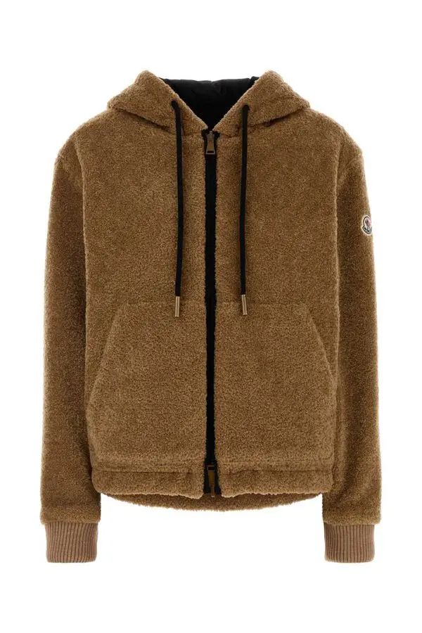 Moncler Wool Cardigan - Brown