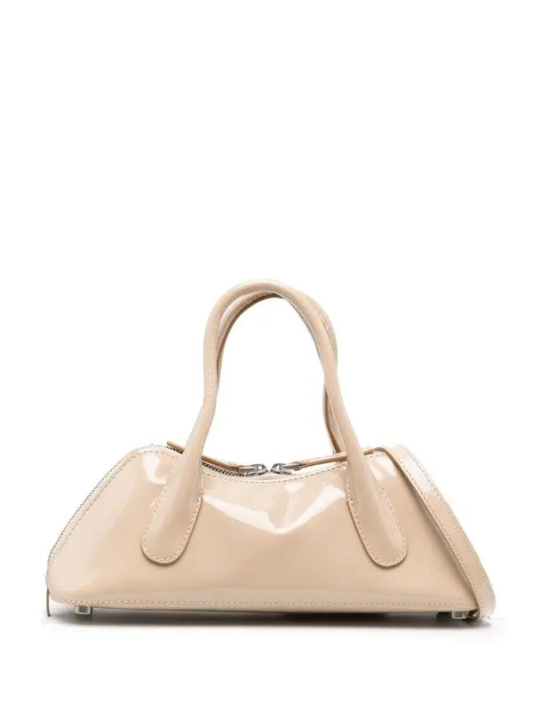 Blumarine High-shine Leather Tote - Neutrals