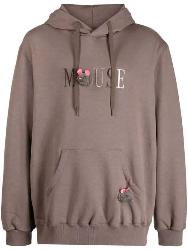 DOUBLET Embroidered-motif Cotton Hoodie