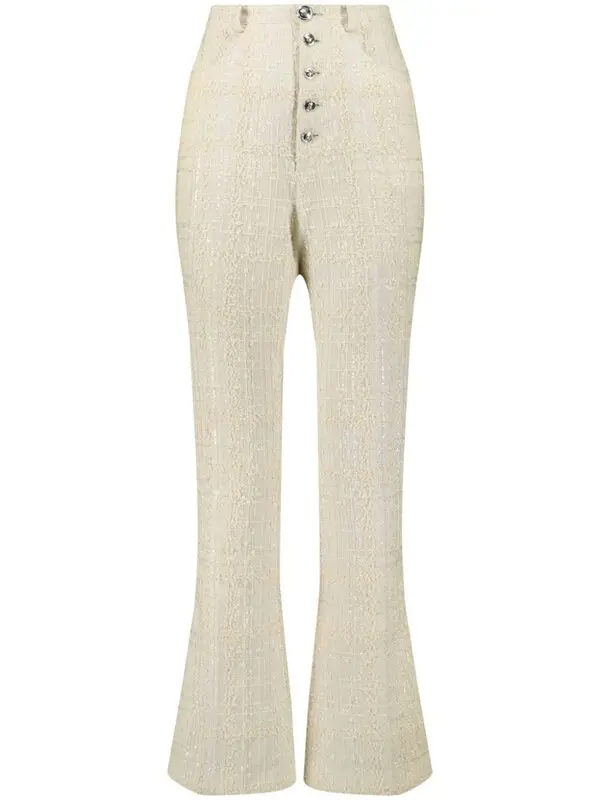 Giambattista Valli Bouclé Flared Trousers