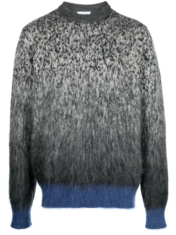 Off-White Arrows-print Degradé Jumper - Grey