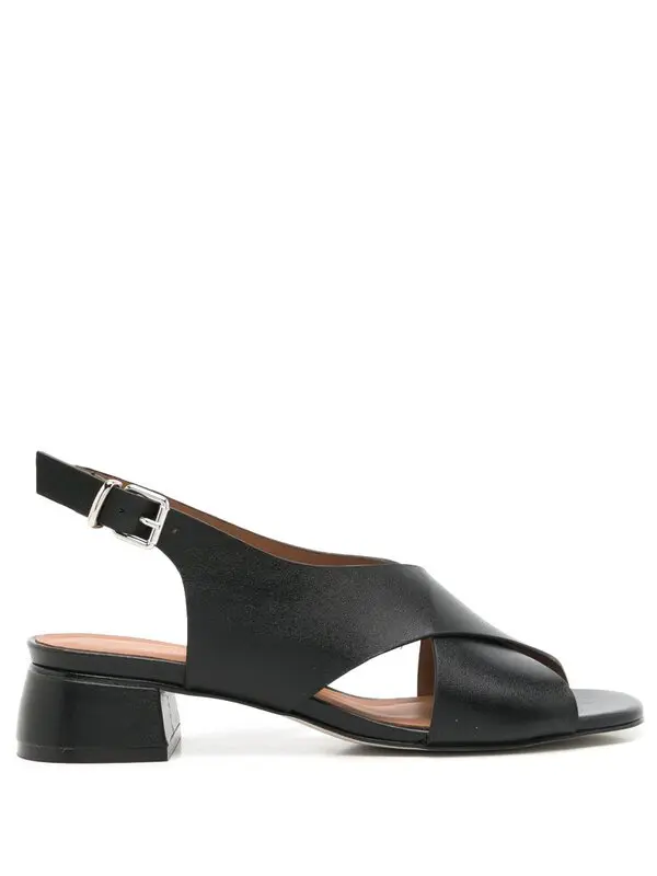 STUDIO CHOFAKIAN Studio 136 25mm Leather Sandals - Black