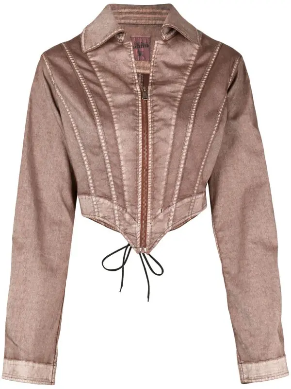 Jean Paul Gaultier Cropped Corset-style Jacket
