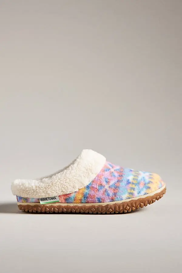 Minnetonka Eco Spruce Slippers - Orange