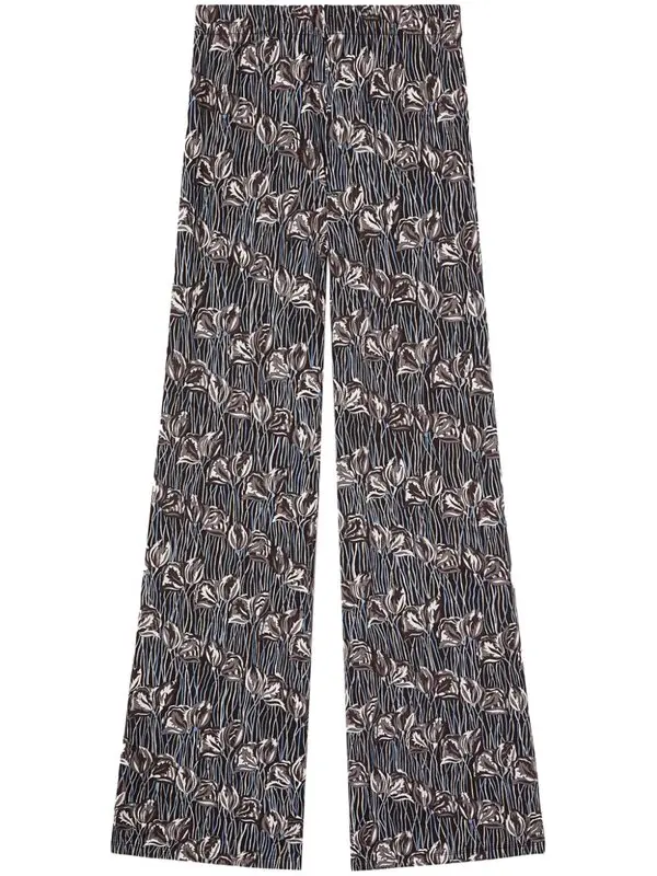 Emilio Pucci Floral Print Trousers