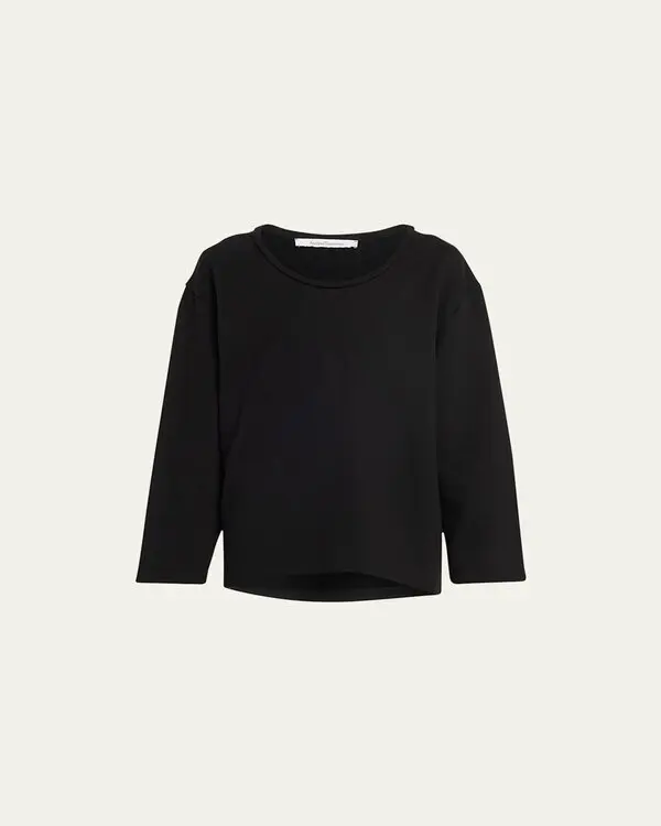 Another Tomorrow Cocoon Fleece Sweatshirt