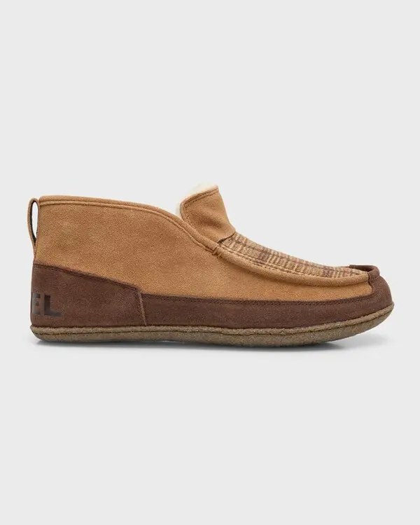 Sorel Manawan Ii Suede Moccasin Slippers