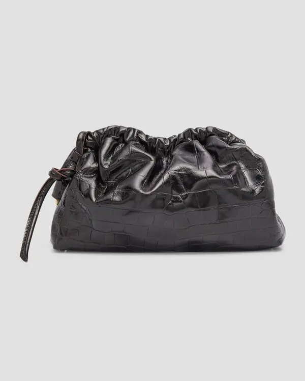 MANSUR GAVRIEL Cloud Mini Clutch - Chocolate