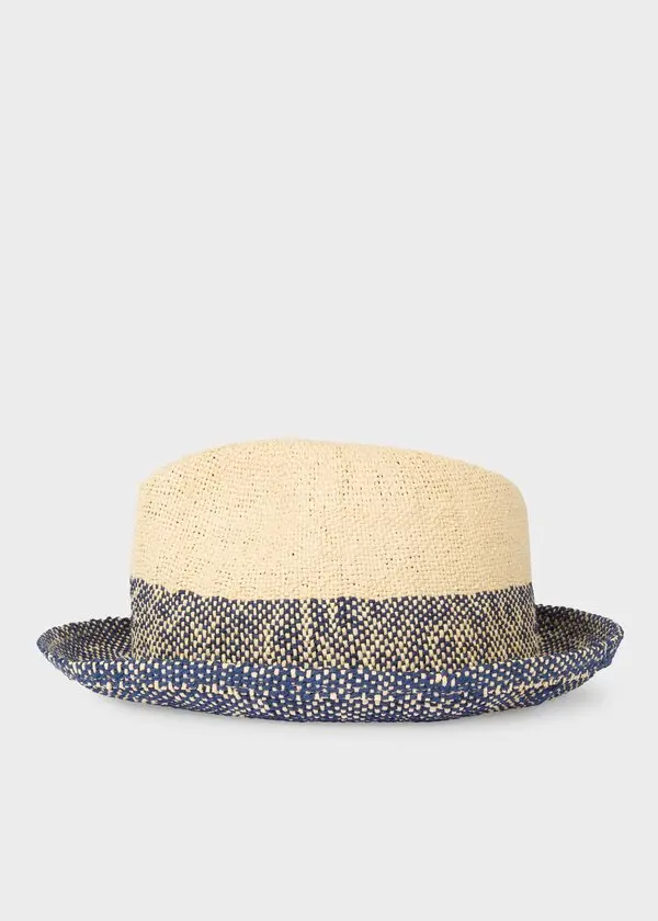 Buy Paul Smith Hat Two Tone Trilby - Neutral At 49% Off | Editorialist