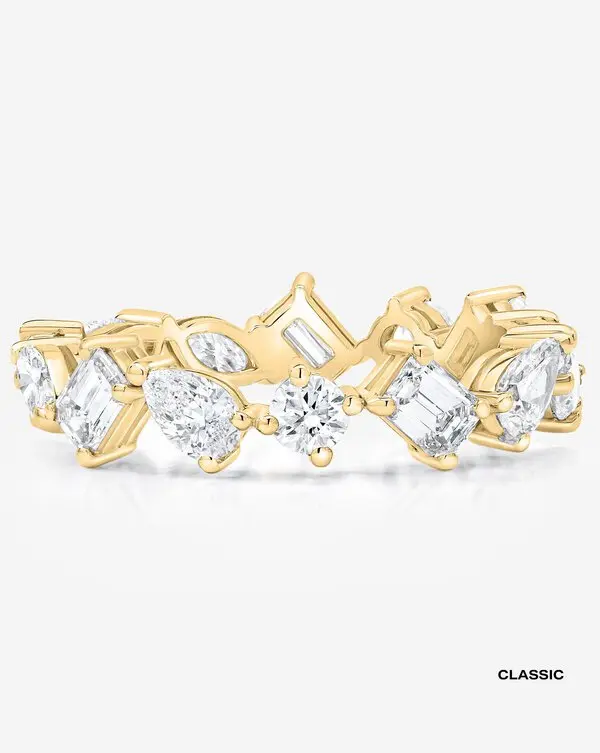 BRIDAL Mixed Shape Eternity Band
