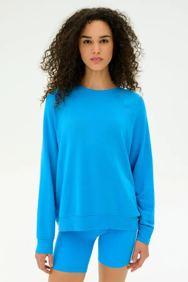 Splits59 Andie Fleece Sweatshirt - Riviera