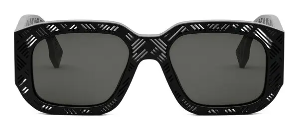 New Authentic FENDI Shadow Fe 40113 I 02a Geometric Sunglasses Fendi SHADOW FE 40113 I 02A Geometric Sunglasses main image 4