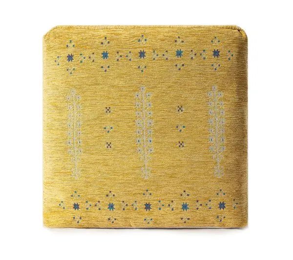 OX BAY TRADING CO. Ox Bay Milano Bohemian Turkish Border Ultra-sof T Pouf