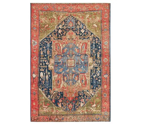 LIORA MANNE 5' X 8' Marina Heriz In/out Rug Red