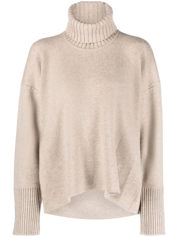 Proenza Schouler Roll-neck Wool-blend Jumper - Neutrals