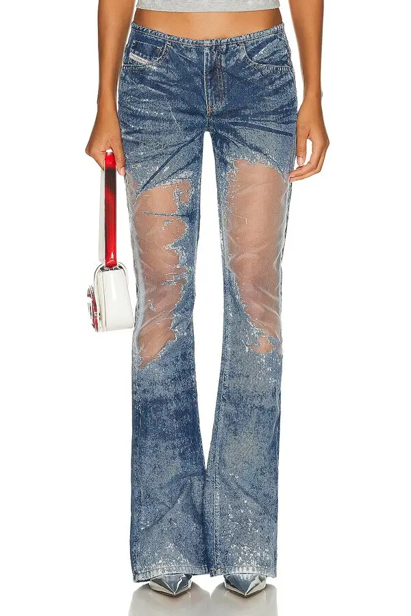Diesel Low Rise Bootcut Denim
