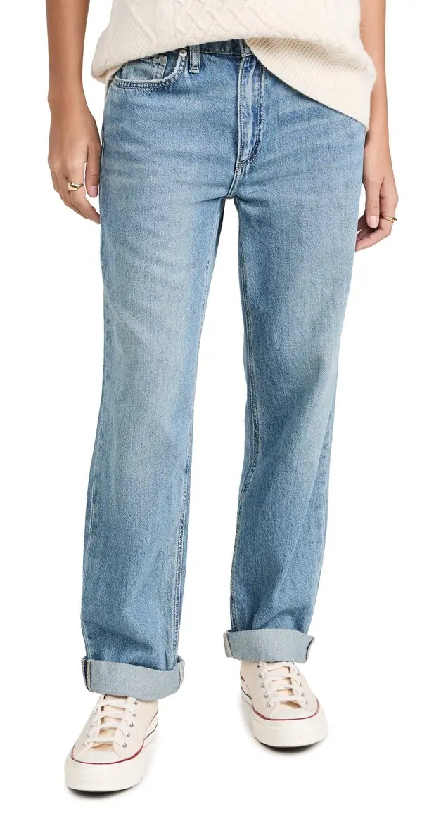 Rag & Bone Featherweight Dre Low Rise Baggy Jeans - Beverlys