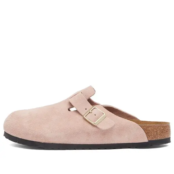 BIRKENSTOCK Boston Clog - Light Rose Suede