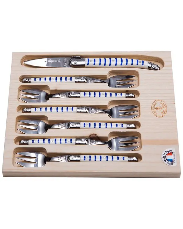 Jean Dubost 4 piece Seafood Set in Paris Colors
