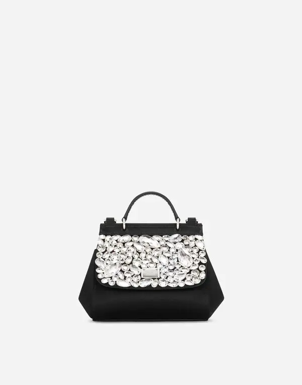 Dolce & Gabbana Mini Sicily Handbag - Black
