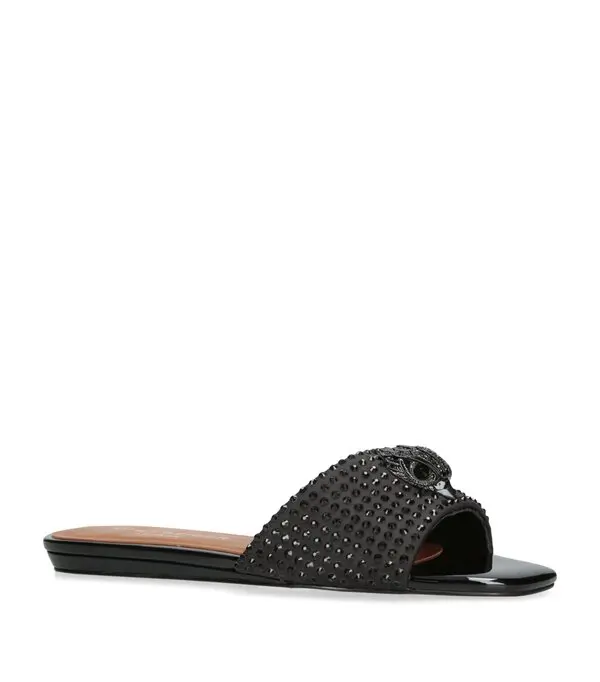 kurt geiger slides black