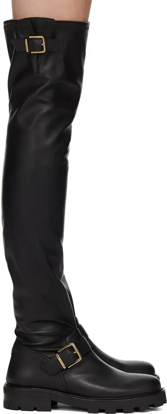 Jimmy Choo Biker Ii Boots In Black 63% Off Editorialist