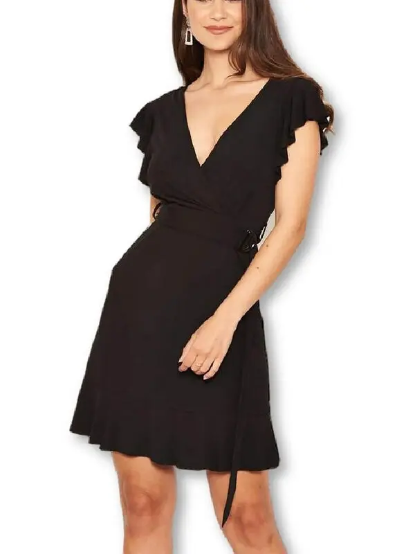 Buy AX PARIS Mini Party Fit & Flare Dress - Black At 37% Off | Editorialist