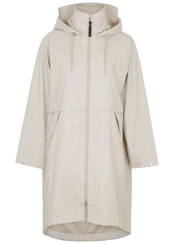 Varley Kirsten Rubberised Shell Jacket L - Silver | Editorialist