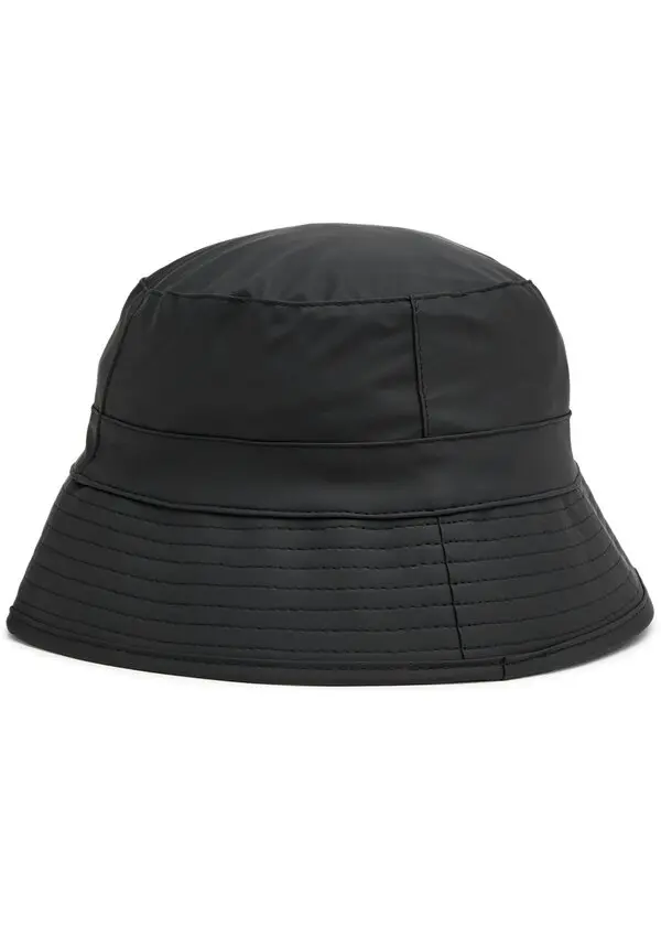 Rains Rubberised Bucket Hat - Black