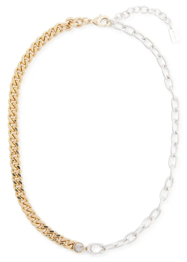 Coach Two-tone Chain Necklace - Gold | Editorialist