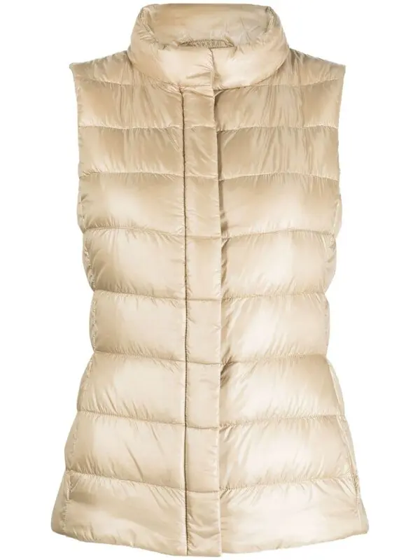 Herno Giulia Padded Gilet - Neutrals