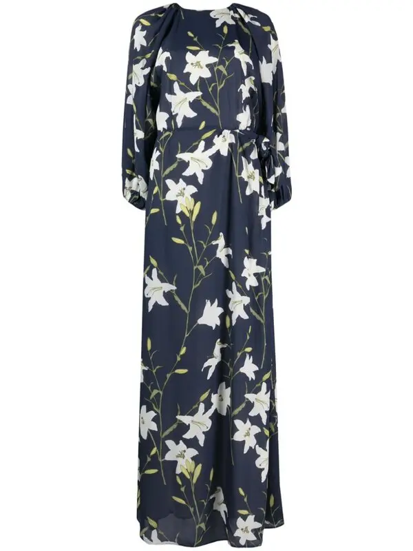 Bernadette Evian Lily-print Maxi Dress