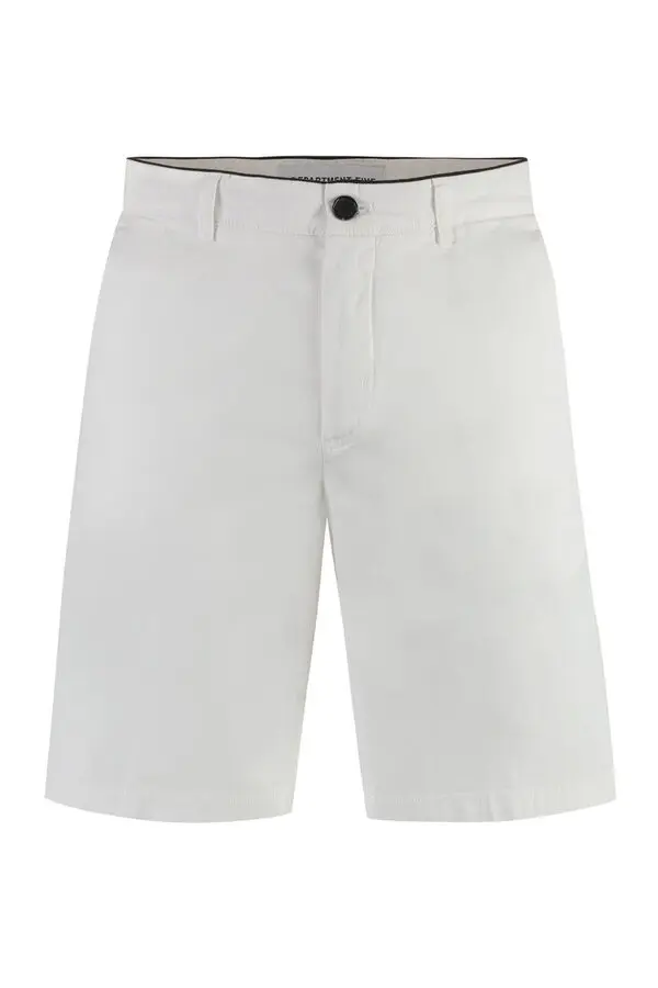 DEPARTMENT 5 Tim Cotton Bermuda Shorts - White
