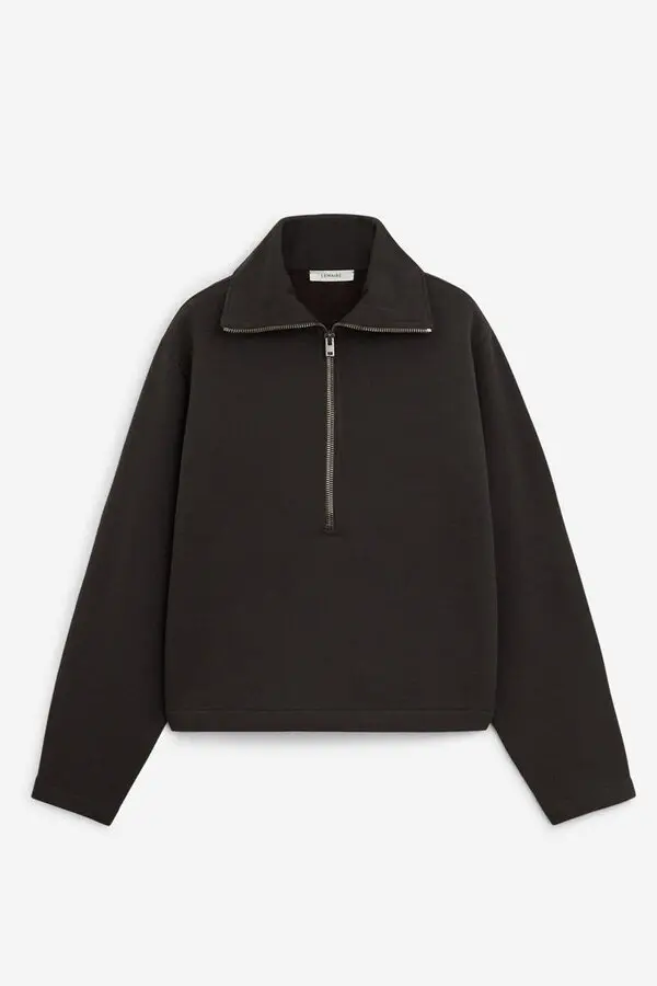 LEMAIRE Zipped Sweatshirt - Black