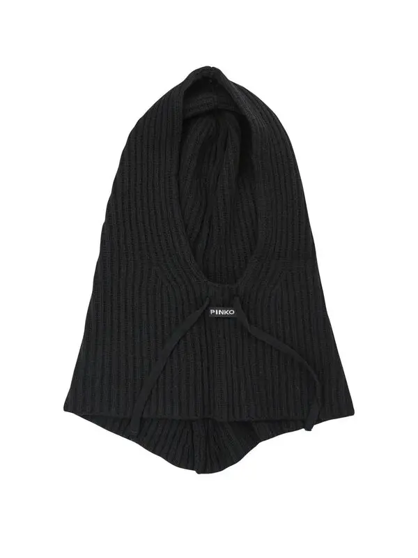 Pinko Wool Cashmere Hat - Black