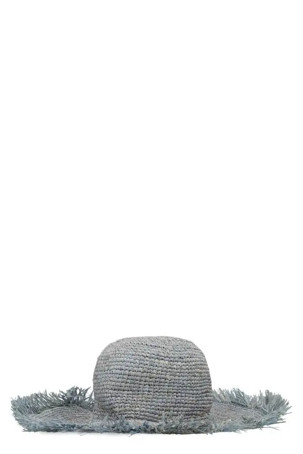 MADE FOR A WOMAN Chapeau 9 Straw Hat - Blue