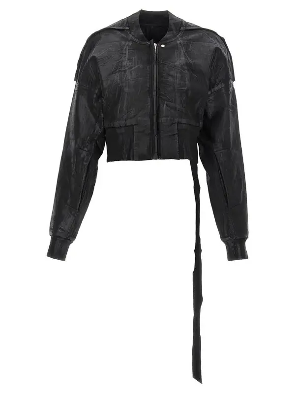 Rick Owens Flight Bomber Jacket - Black