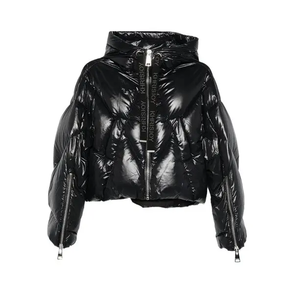 Khrisjoy Quilted Down Jacket - Black