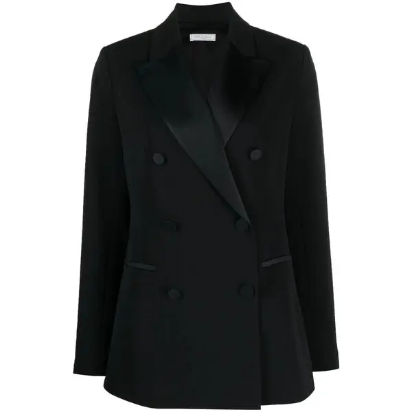 Antonelli Firenze Knitted Double-breasted Blazer