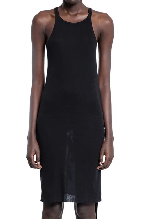 Rick Owens Racer Back Tank Dress - Black