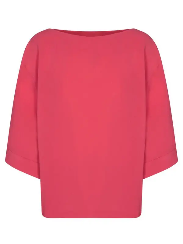 Alberto Biani Three-quarter Sleeve Blouse - Red