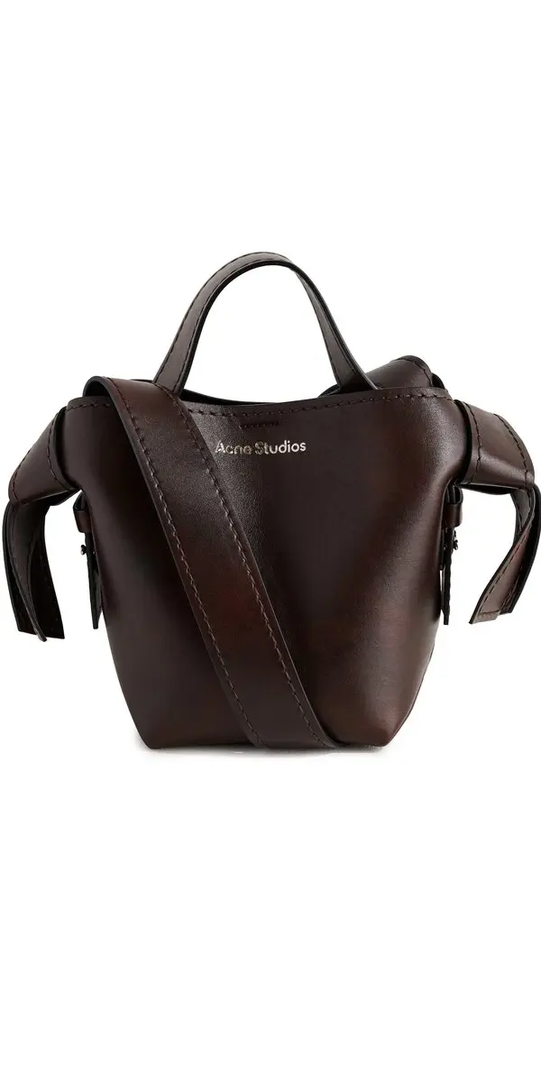 Acne Studios Misubi Mini Shoulder Bag - Dark Brown